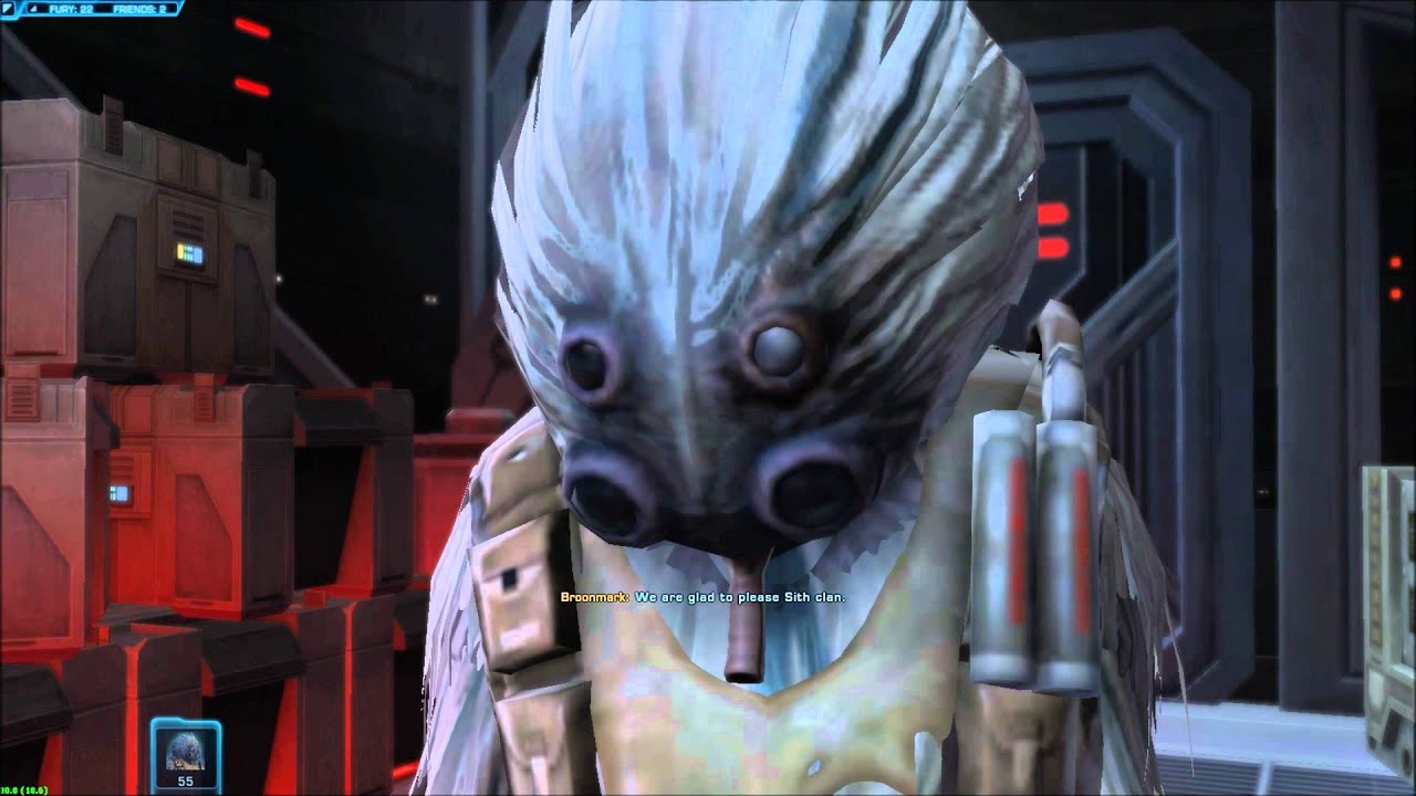 SWTOR SW Fourth Conversation with Broonmark - Lessons of the Sith - YouTube
