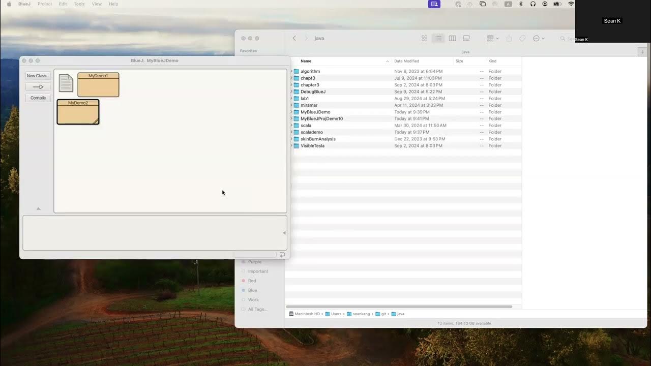 Using BlueJ on the Mac, Creating a Project, Creating a Class and java ...