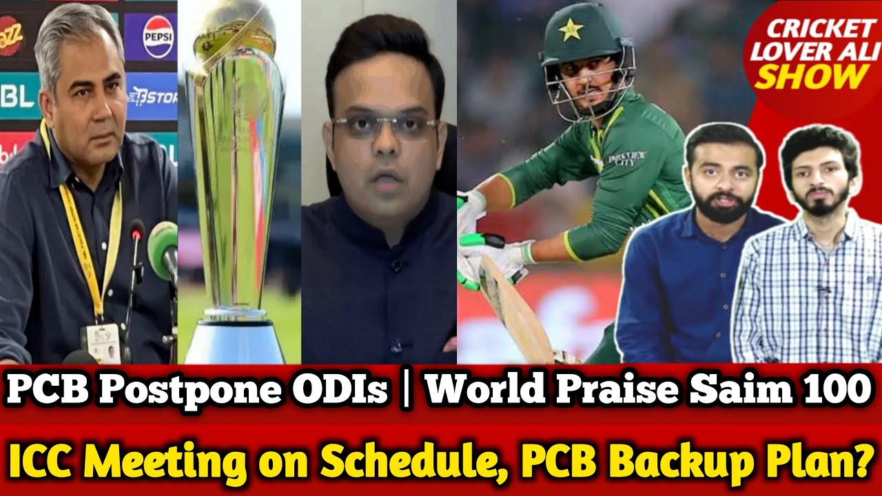 ICC Meeting on CT 2025 Schedule, PCB Backup Plan? | Pak ODI Series ...