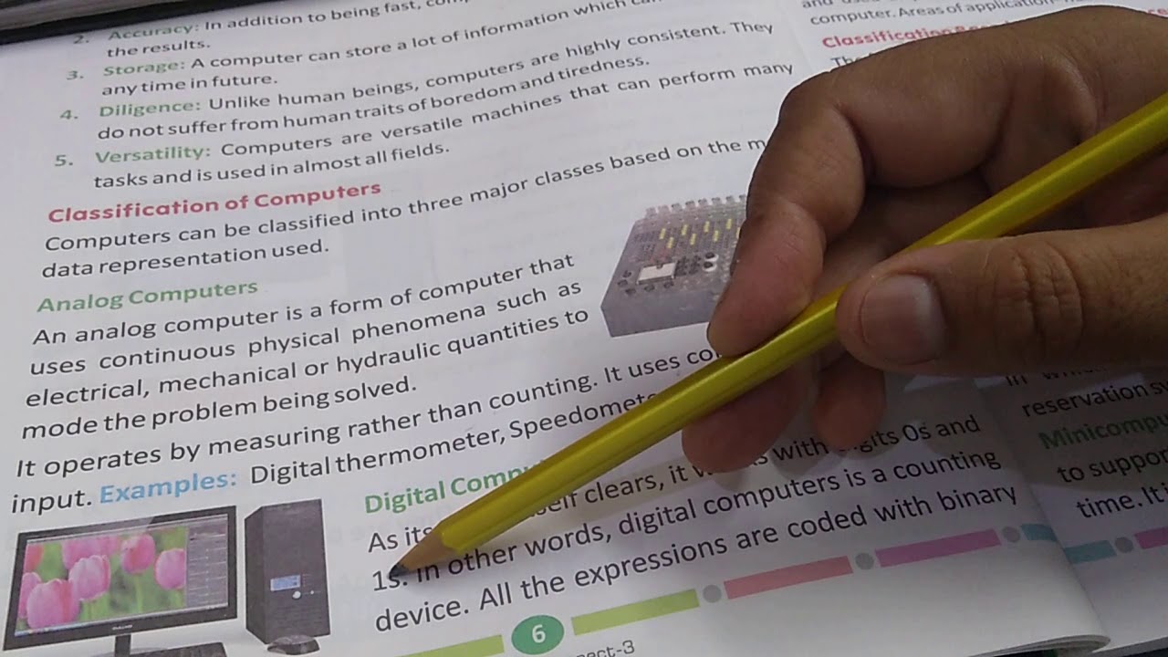 Class3 - Computer- Chapter 1- Introduction of Computer - Part 1 - YouTube