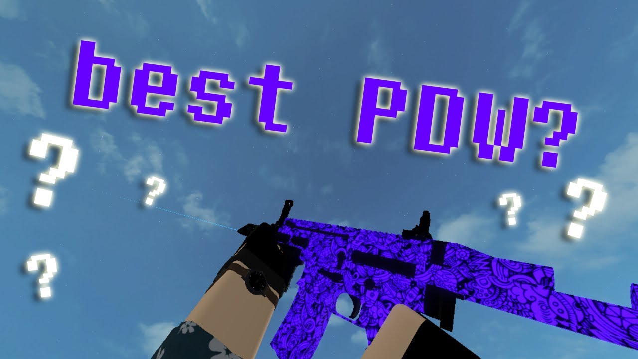 This PDW is amazing... (best SCAR PDW setup) | ROBLOX Phantom Forces ...