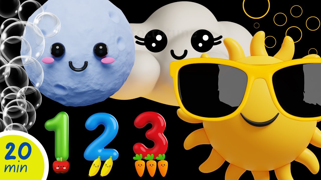 3D Baby Sensory Sun Adventure | High Contrast Fun with MUSIC! - YouTube