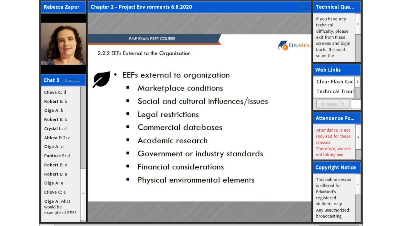 Internal and External EEFs Influencing a Project | Enterprise ...