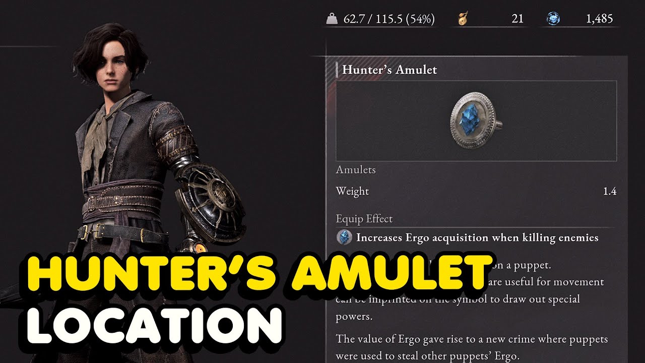 Lies of P - Hunter's Amulet Location (Gain More Ergo) - YouTube