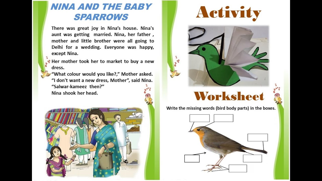Nina And The Baby Sparrows with Complete Questions and Answers ...