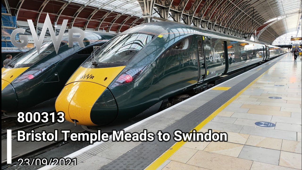 Great Western Railway 800313, Bristol Temple Meads to Swindon - 23/09 ...