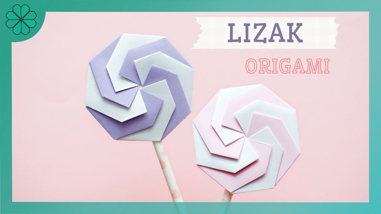 Jak zrobić: Lizak Origami | (DIY Tutorial) - YouTube