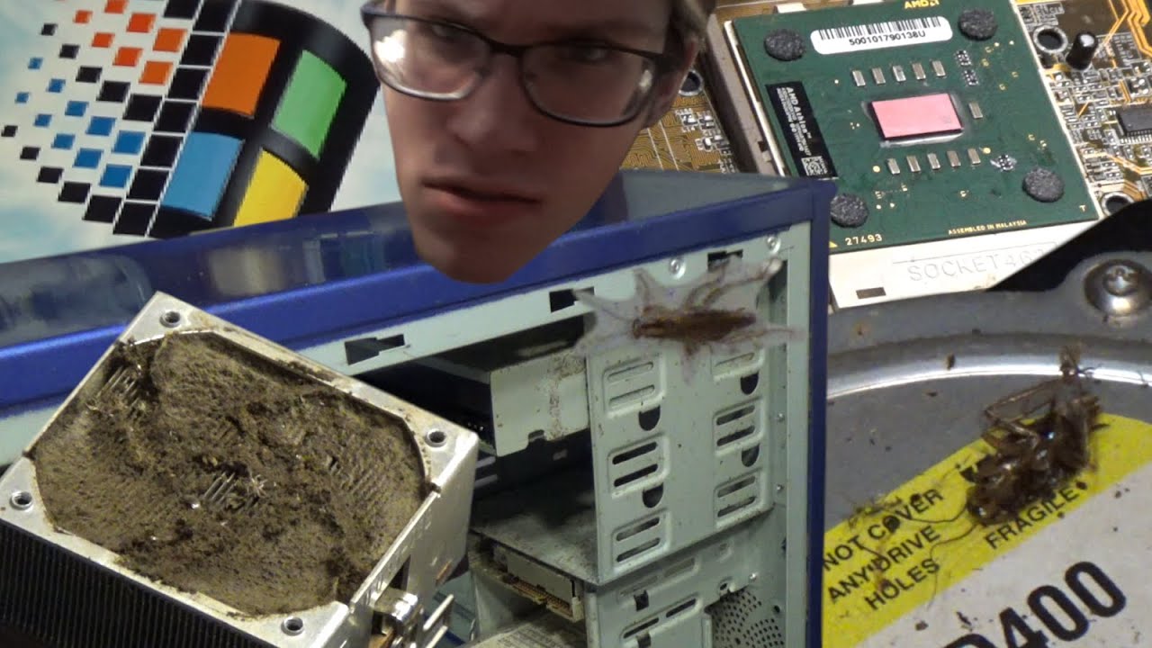 The most disgusting PC I've touched - YouTube