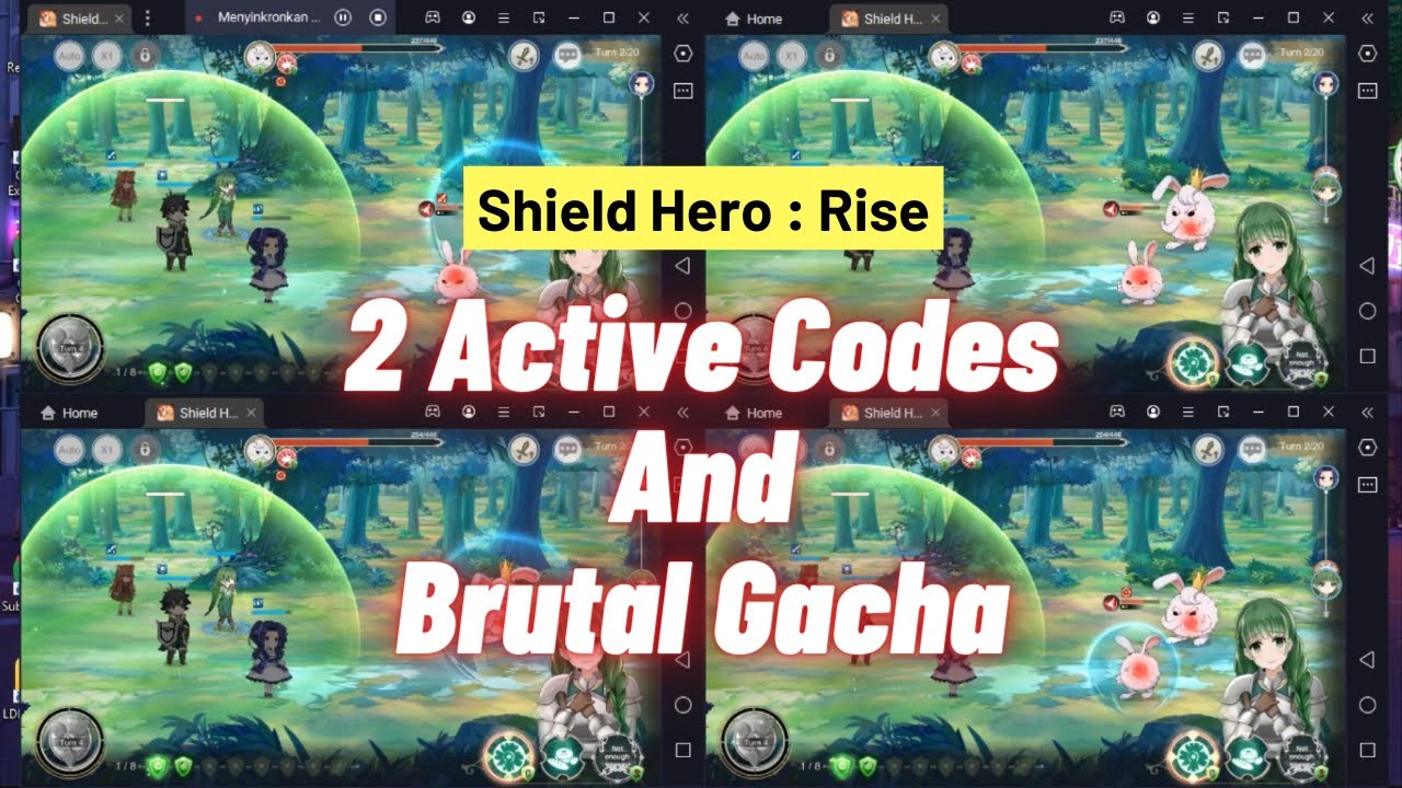 2 Active Codes And Brutal Rerolling Shield Hero Rise - YouTube