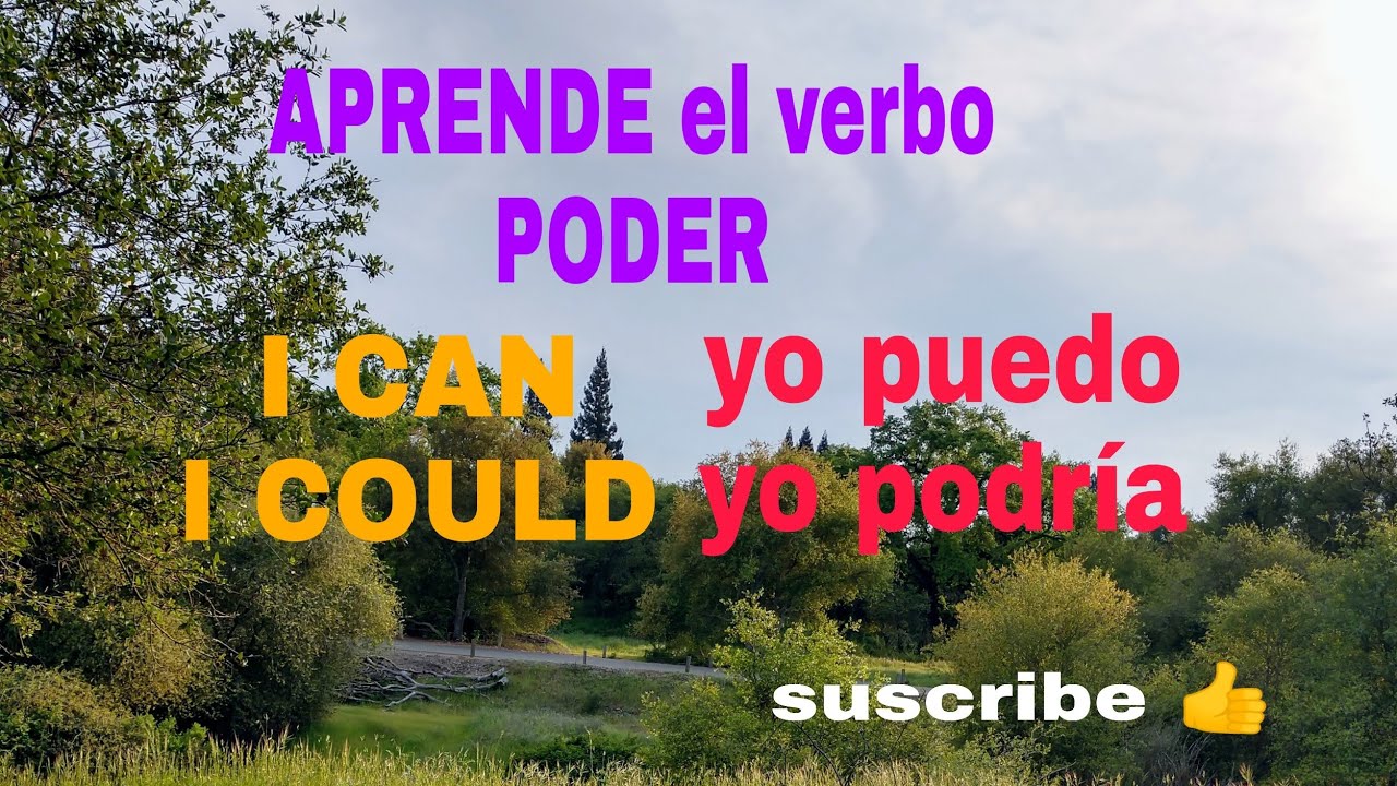 VERBO PODER PRESENTE Y PASADO clase 17 - YouTube