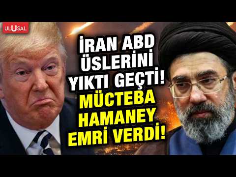 İran lideri Mücteba Hamaney emri verdi ABD İsrail'e füze yağdı!
