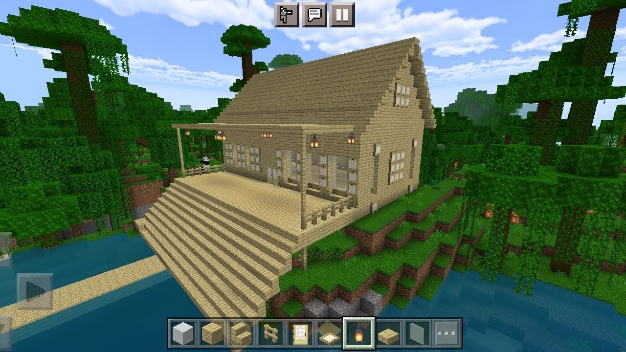 Minecraft Jungle House Tutorial By Aish Full (#89) - YouTube