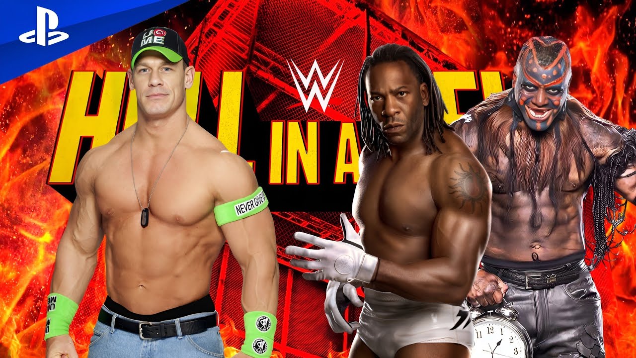 John Cena Vs. Booker T & The Boogeyman One On Two Tag Match - WWE 2K24 ...