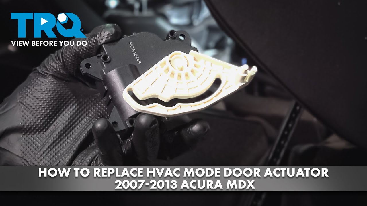How to Replace HVAC Mode Door Actuator 2007-2013 Acura MDX - YouTube