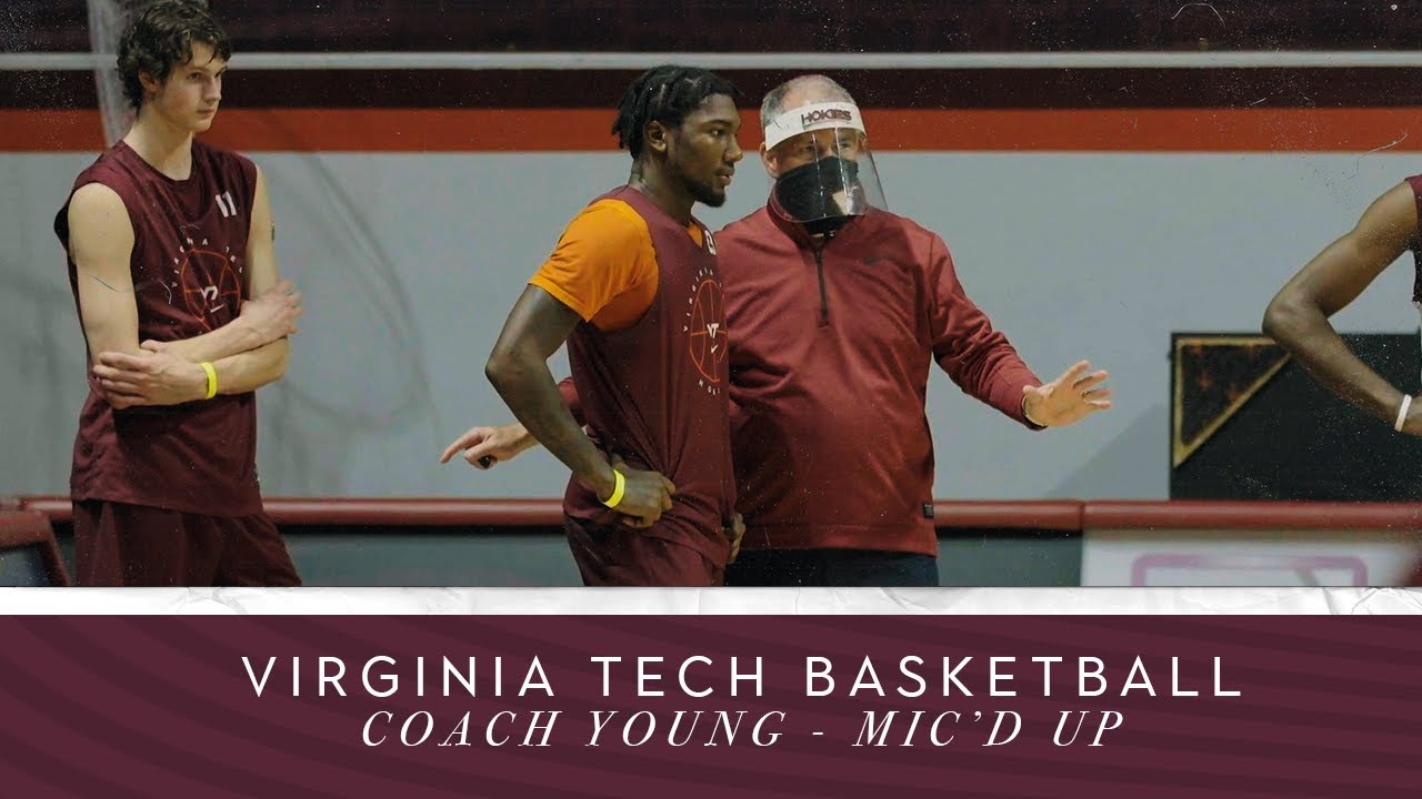 VT Men's Basketball - Coach Young Mic'd Up - YouTube