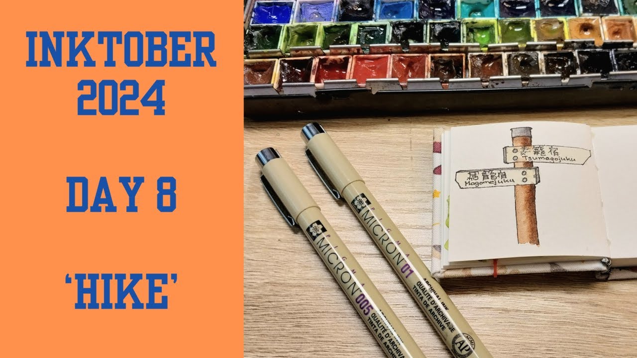 Inktober 2024 Day 8 - HIKE - YouTube