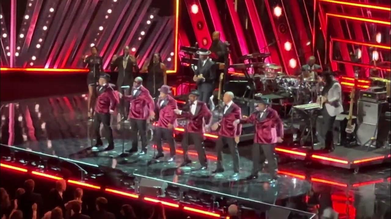 New Edition (Spinners Medley) Rock and Roll Hall of Fame Brooklyn, NY ...
