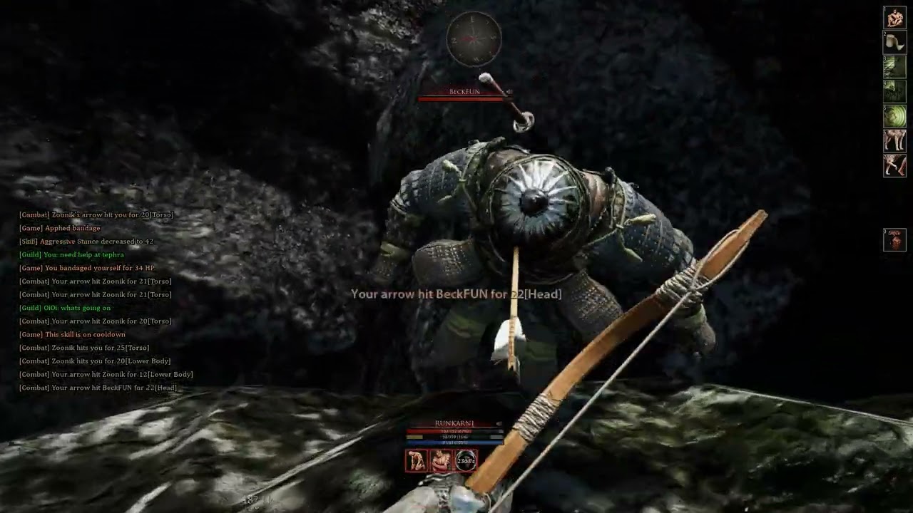 Runkarni holding tephra vs multiple enemys, Mortal Online 2 - YouTube