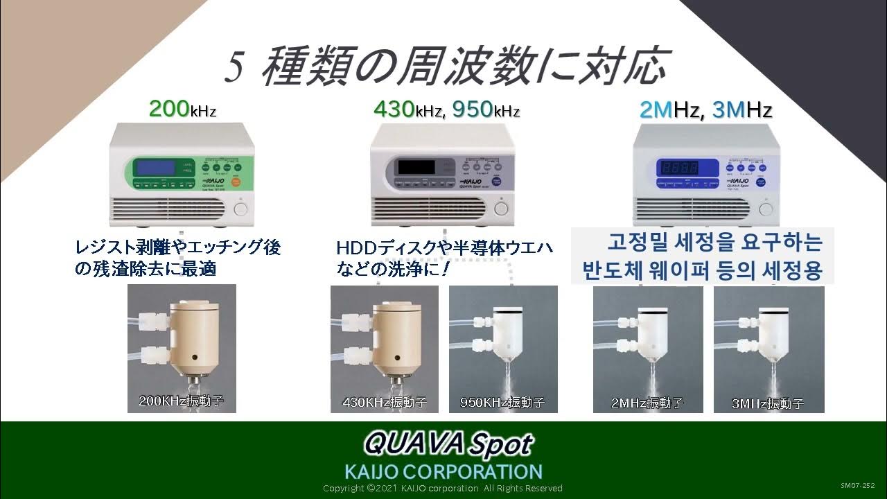 카이죠 (KAIJO) QUAVA SPOT 매엽세정기_SM07 252_가온에스티(GAONST) - YouTube