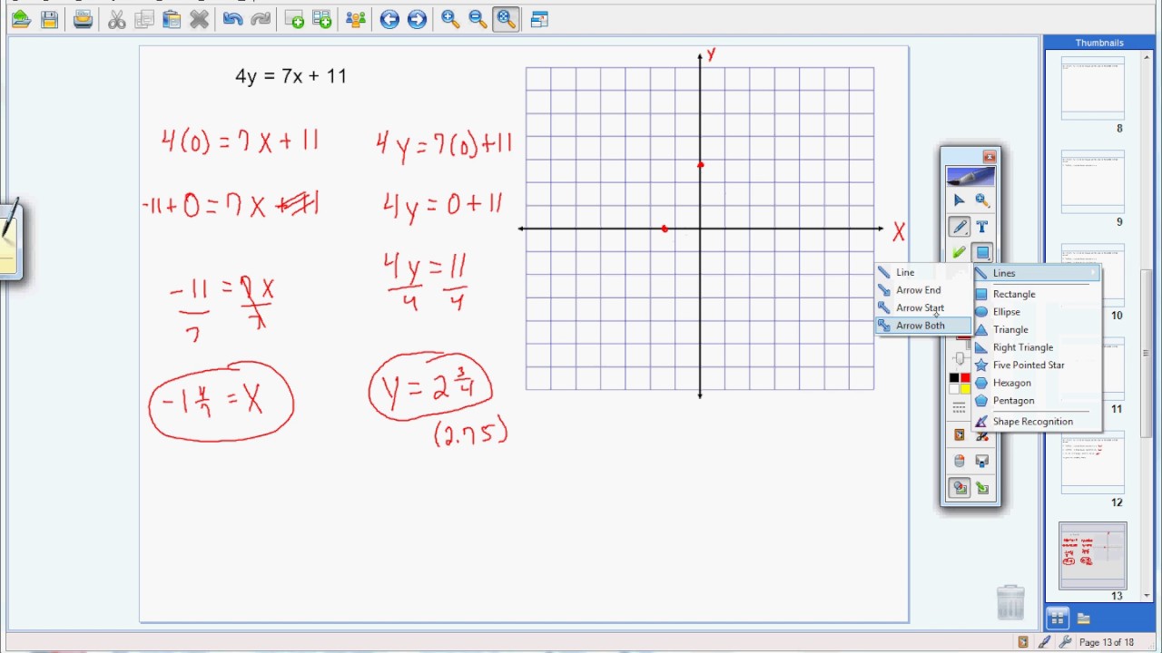 Algebra 1 Lesson 4.3 - YouTube