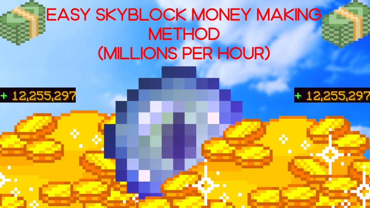 *EASY* Minecraft Hypixel Skyblock Money Making Method *MILLIONS PER ...