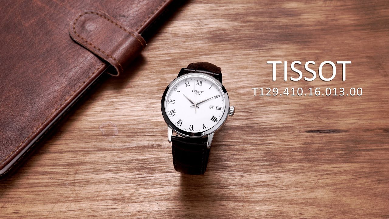 Review đồng hồ Tissot T129.410.16.013.00 nền cọc số la mã được tạo hình ...