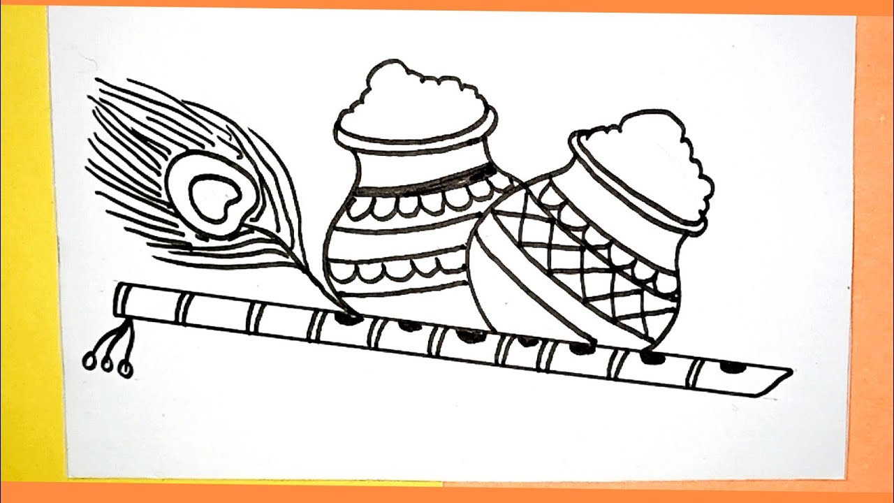 Krishna Matki Drawing: A Step-by-Step Guide for Beginners