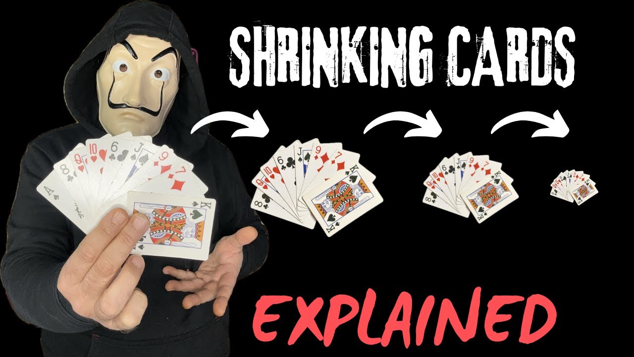 Shrinking Cards | MAGIC TRICK EXPLAINED 🪄 #magic #tricks #foryou # ...