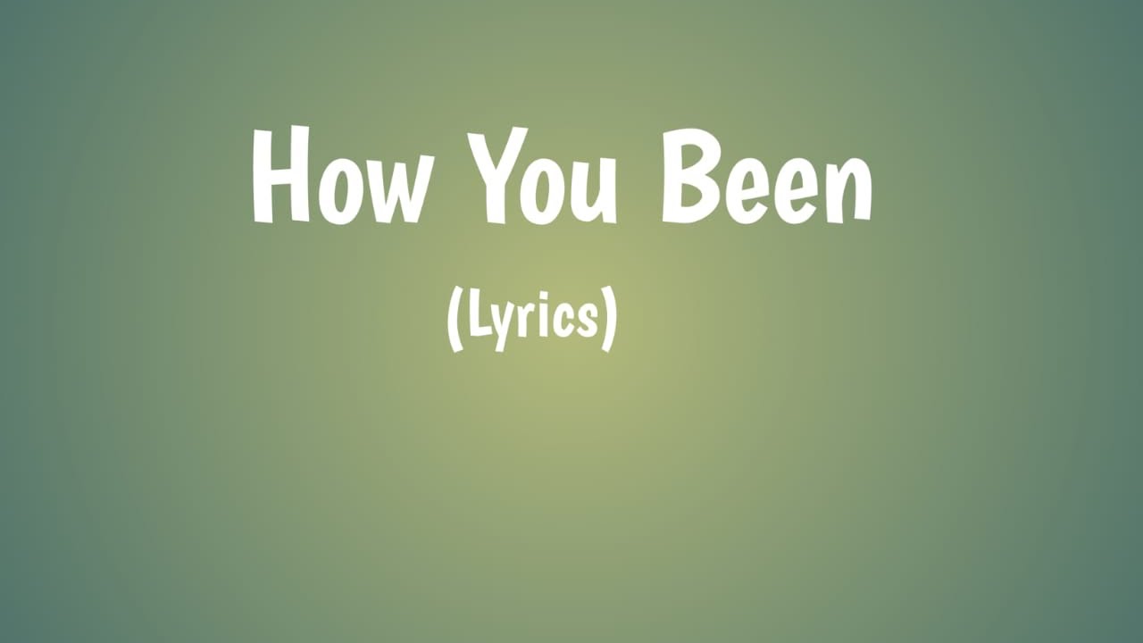NBA Youngboy- How you been (lyrics) - YouTube