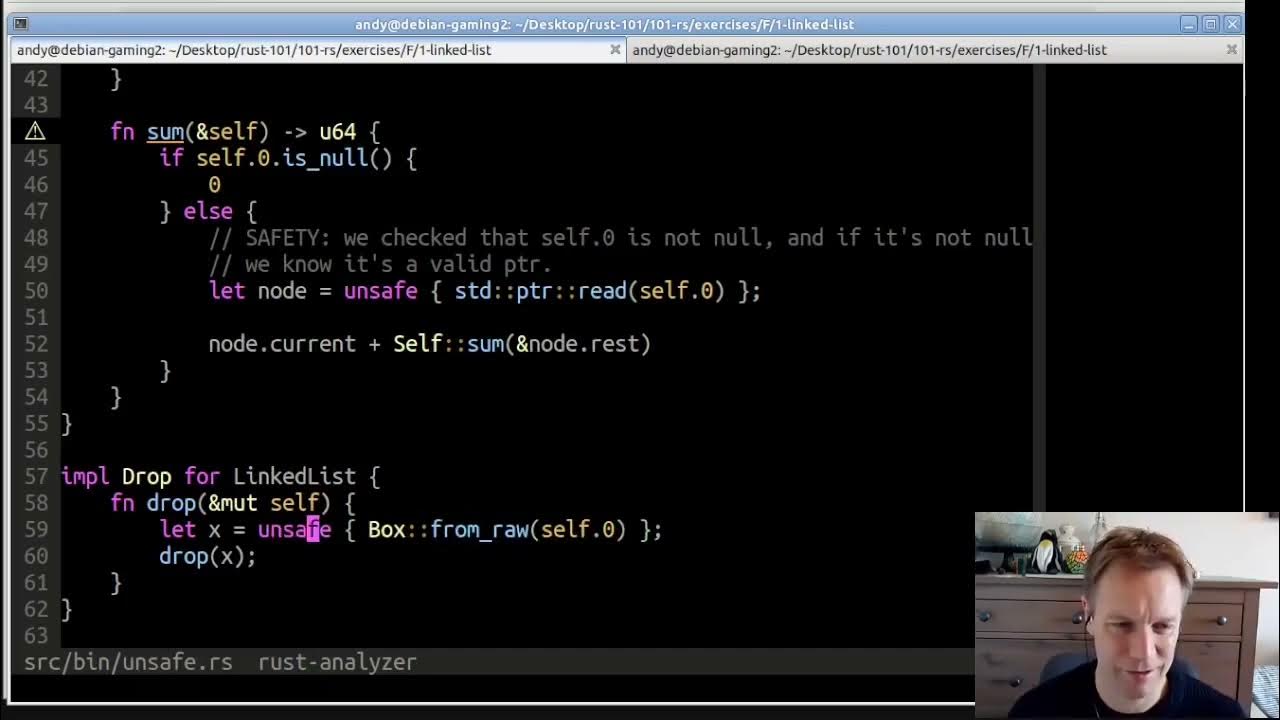 Rust 101 - 46: Exercises for module F (q1) - YouTube