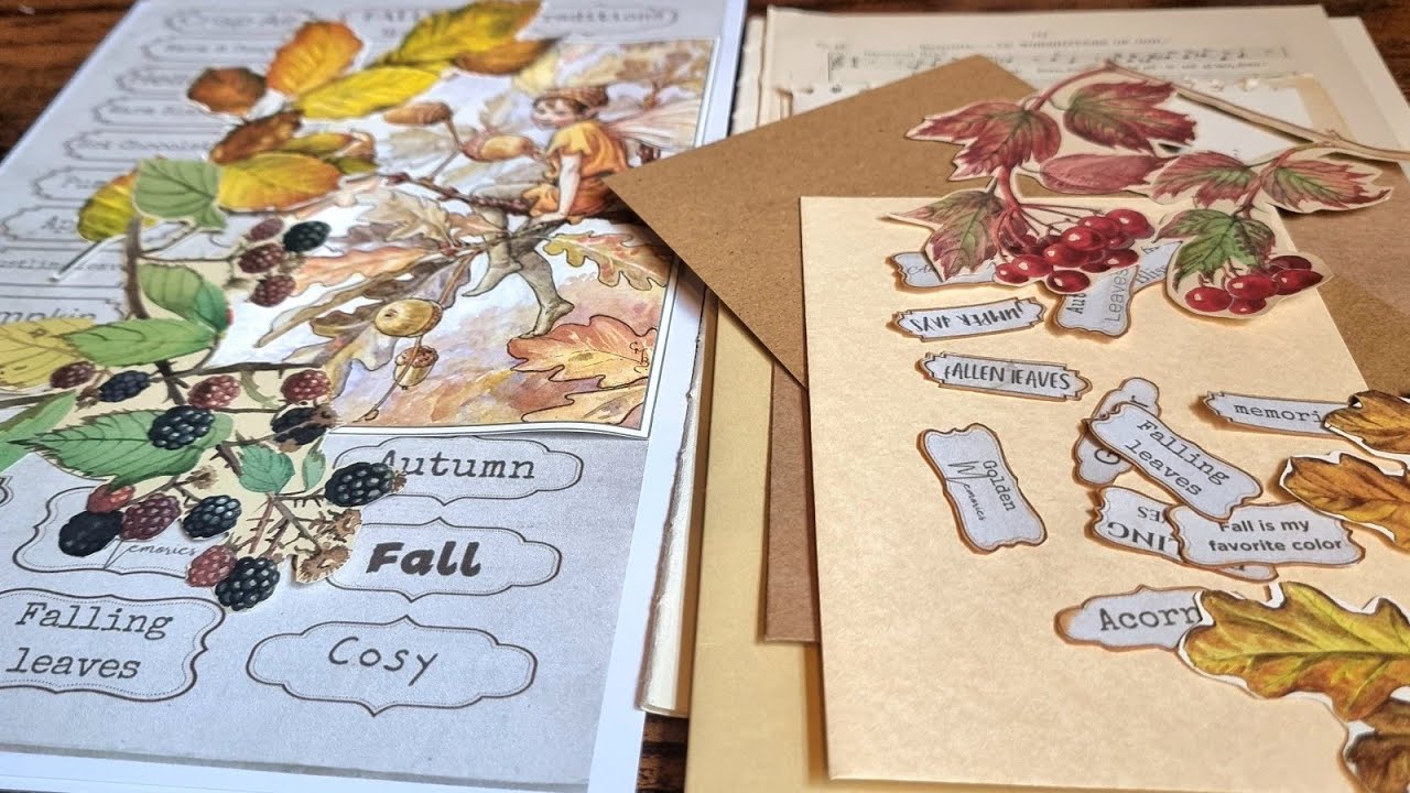 How to make your own journal pages using Large Book illustrations 🍂 ...