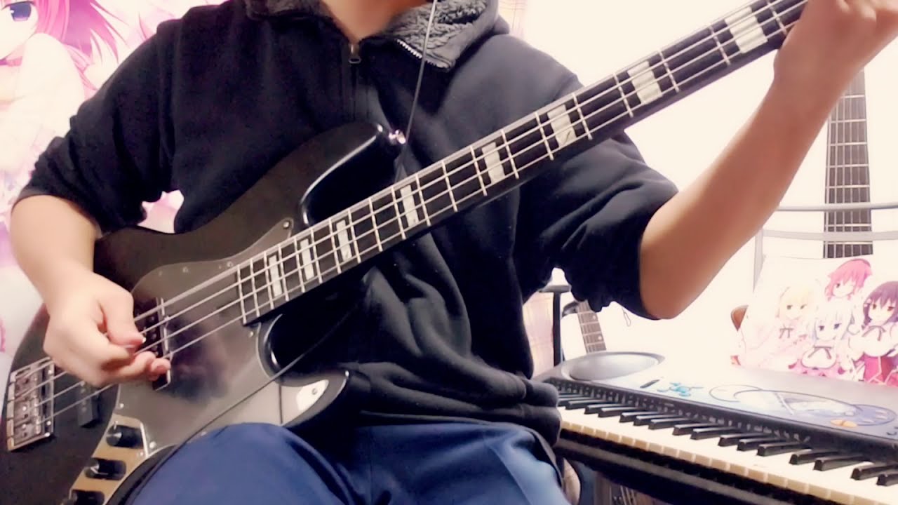 【弾き直した】raspberry cube(ラズベリーキューブOP)【ベース】 - YouTube