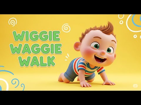 WIGGIE WAGGIE WALK | Fun Movement Song for Kids | Nursery Rhymes - YouTube