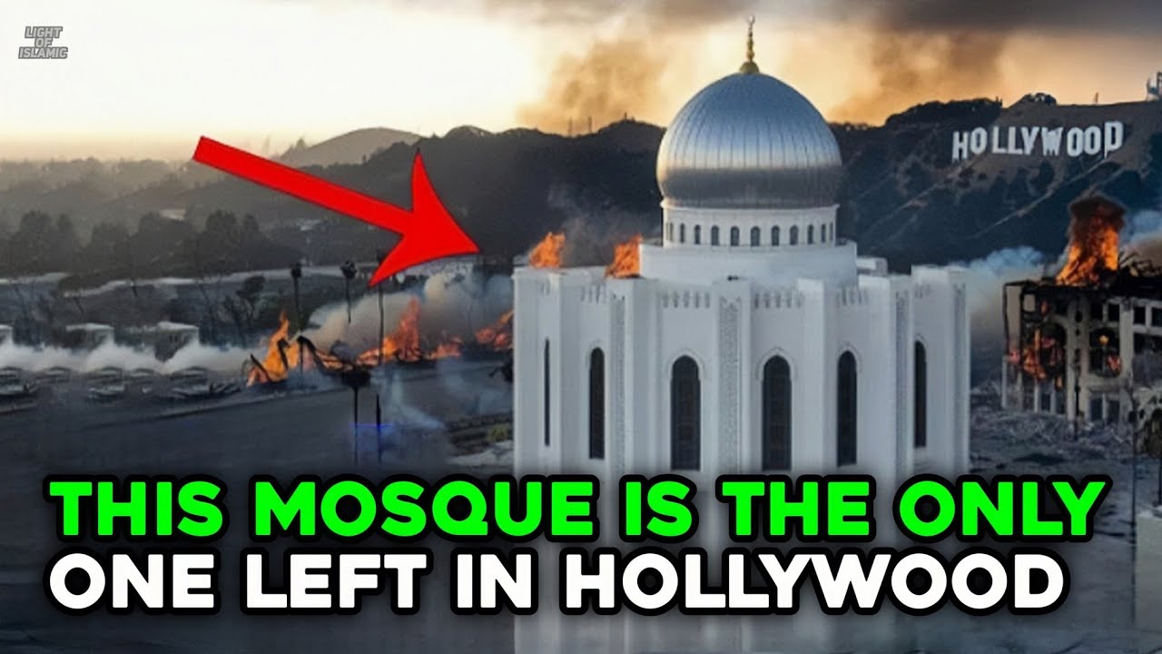 MASHA ALLAH, WHEN LOS ANGELES BURNED, ALL THAT WAS LEFT WAS THIS MOSQUE ...