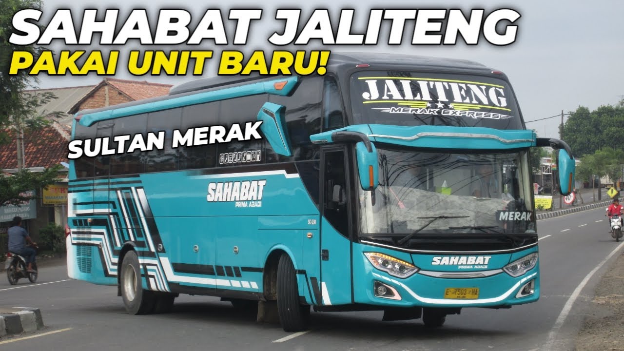 UNIT BARU SAHABAT JALITENG || ANGKATAN PAGI BUS JALUR SINDANG LAUT ...