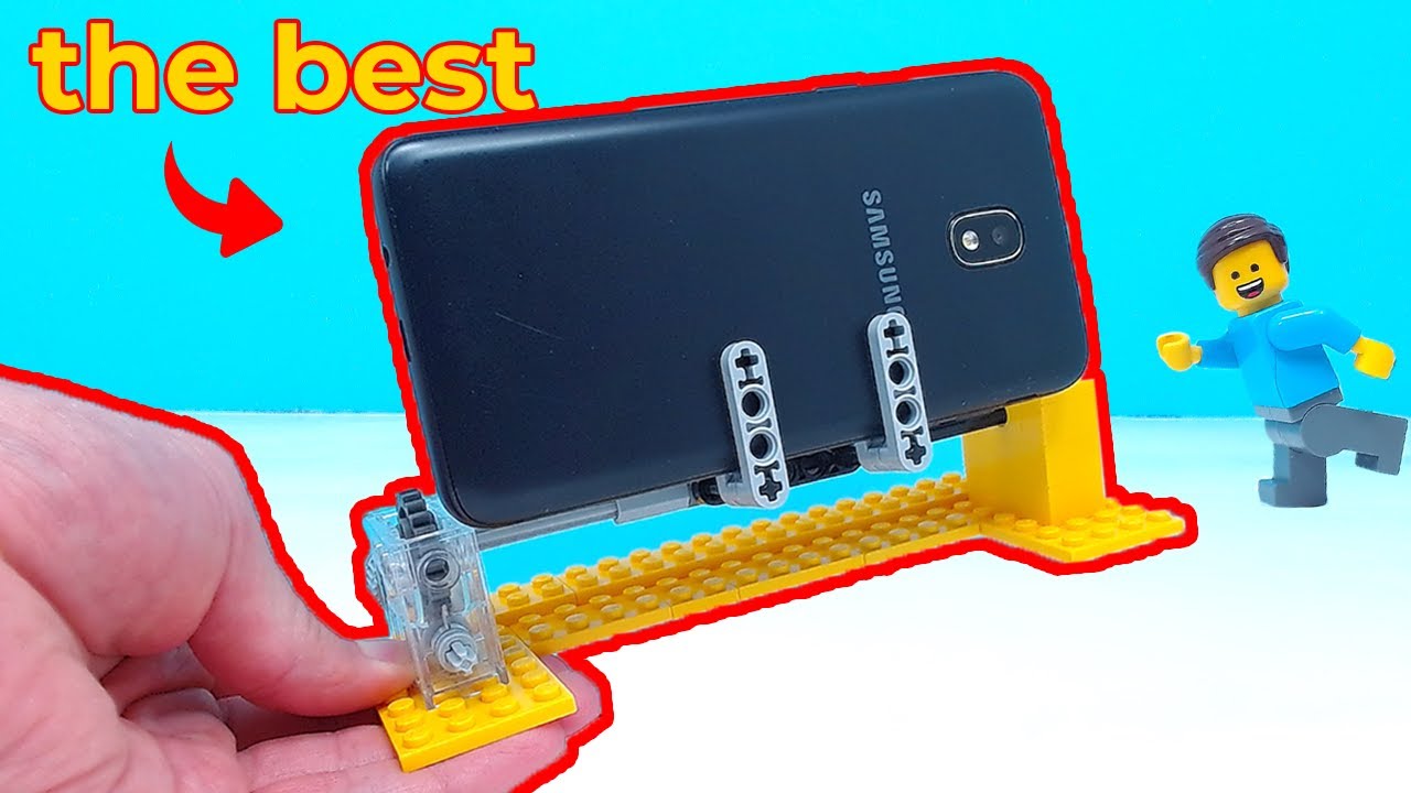 The Absolute Best LEGO Phone Stand (LEGO Stop Motion Tutorial) - YouTube