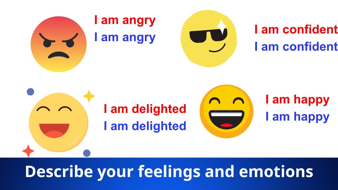 How to describe your feelings and emotions in English | Feelings and ...