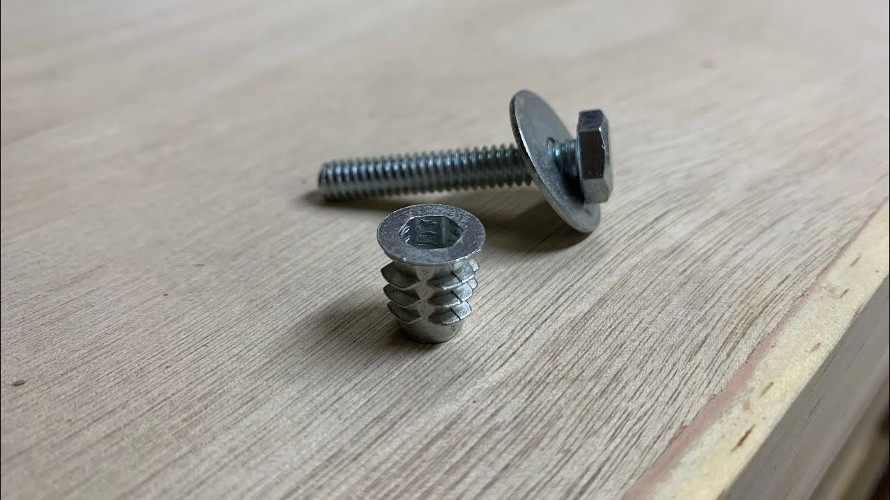 Tuercas inserto y el uso que les doy en el taller - YouTube