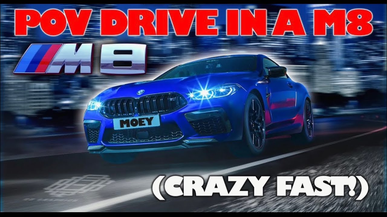 BMW M8 Competition Night time drive POV - YouTube