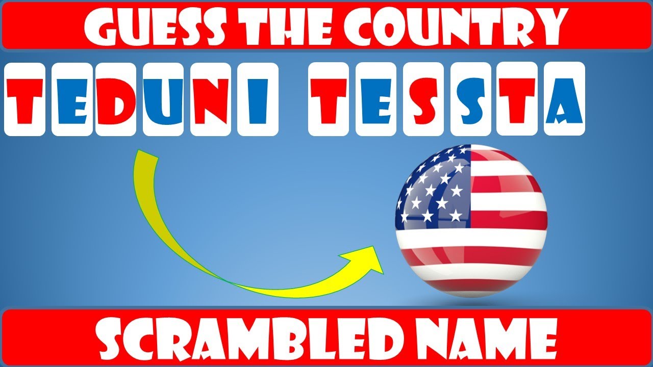 Word Puzzle Challenge: Identify the Countries from their Scrambled ...