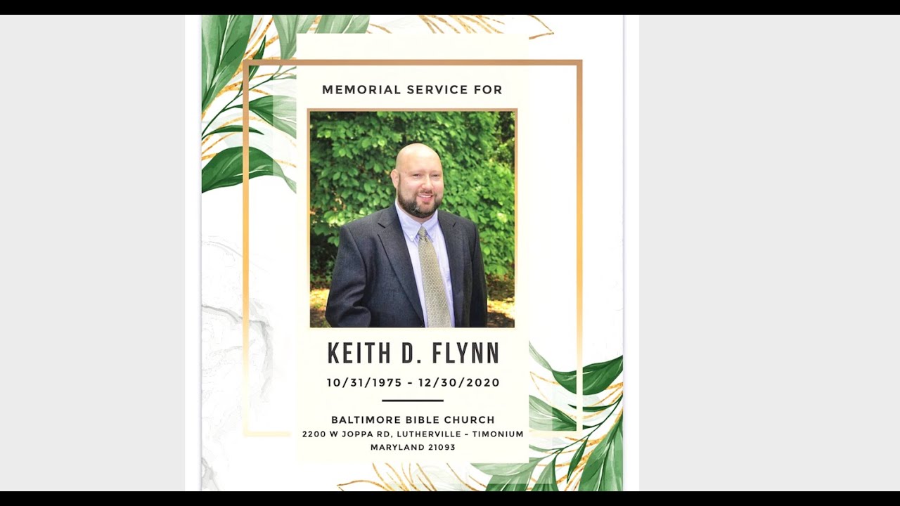 Keith Flynn Memorial Service - YouTube