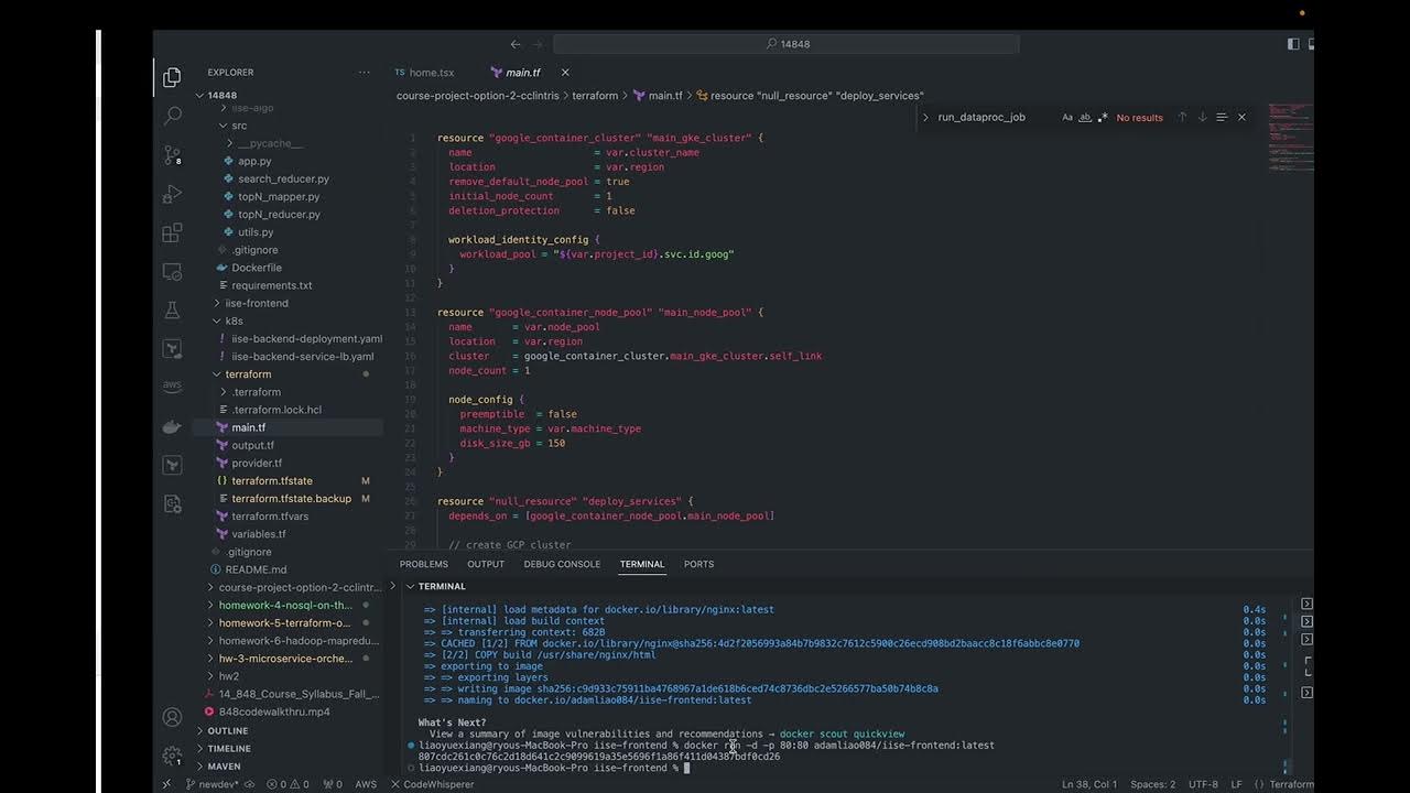 CMU 14848 Cloud Infrastructure Code Walk Through and Demo - YouTube