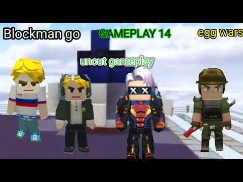Blockman go | gameplay 14 | egg wars | Uncut gameplay - YouTube