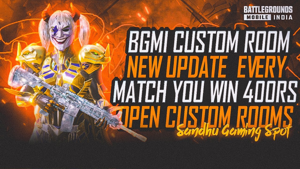 BGMI CUSTOM ROOMS | BGMI CUSTOM ROOMS LIVE | 500RS PRIZE POOL BGMI ...