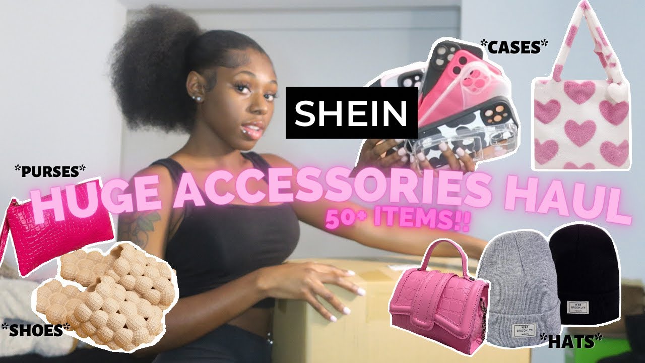 HUGE SHEIN ACCESSORIES HAUL 2022 | 50+ items (shoes, purses, jewelry ...