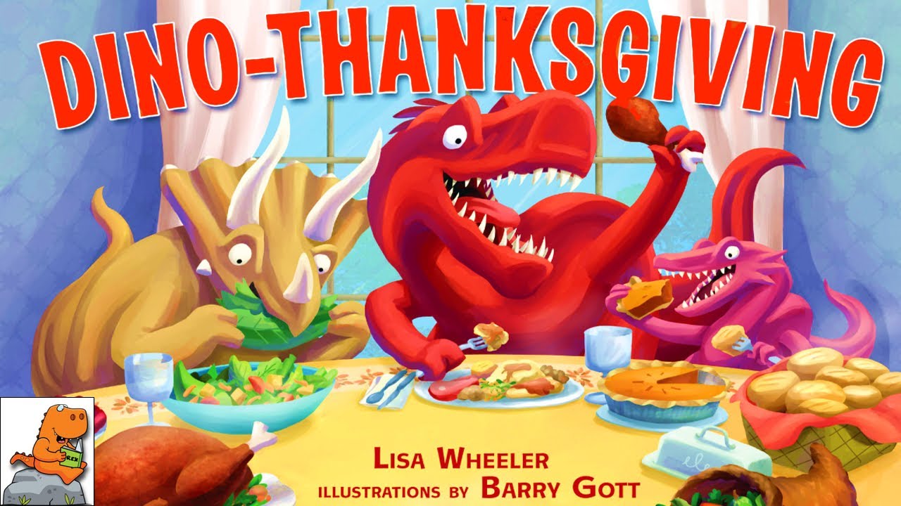 🦖 Dinosaur Book Read Aloud: DINO-THANKSGIVING by Lisa Wheeler 🦃 - YouTube