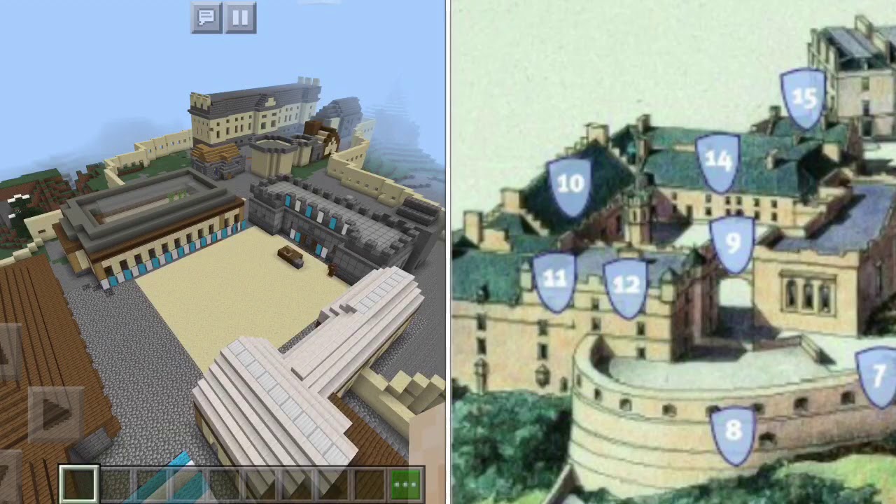 Louis P4 Edinburgh Castle Project Minecraft - YouTube