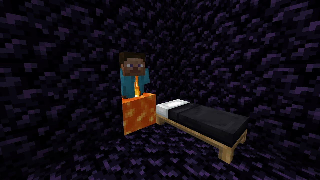 Minecraft Easy Inescapable Bed Trap - YouTube
