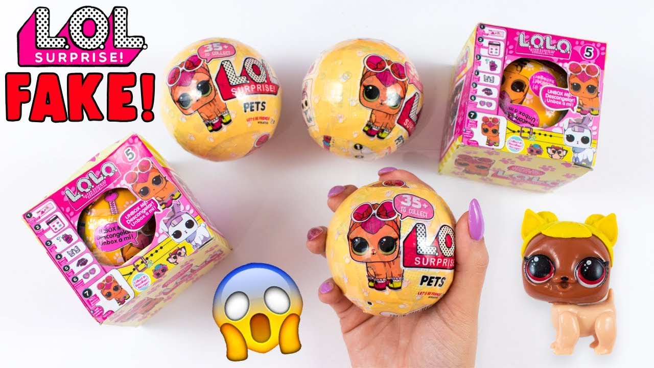 Le mie prime LOL SURPRISE PETS FAKE trovate in EDICOLA! - YouTube