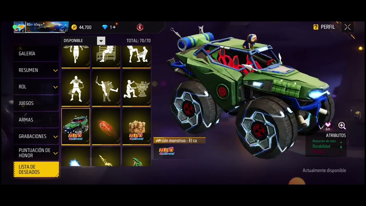 La nueva colaboración de Garena x Naruto / Nemo RDff - YouTube